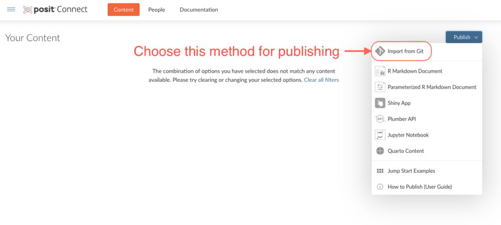 Git-backed deployment in Posit Connect - Posit