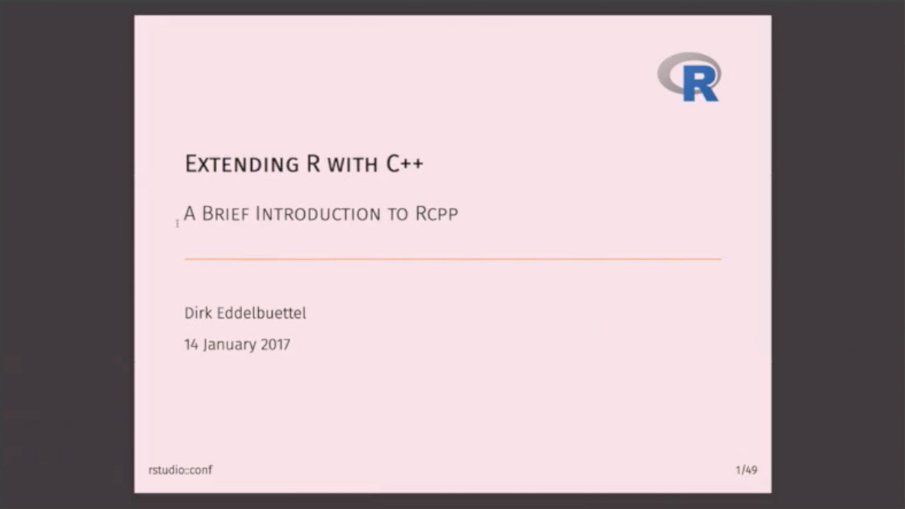 Extending R With C A Brief Introduction To Rcpp Posit