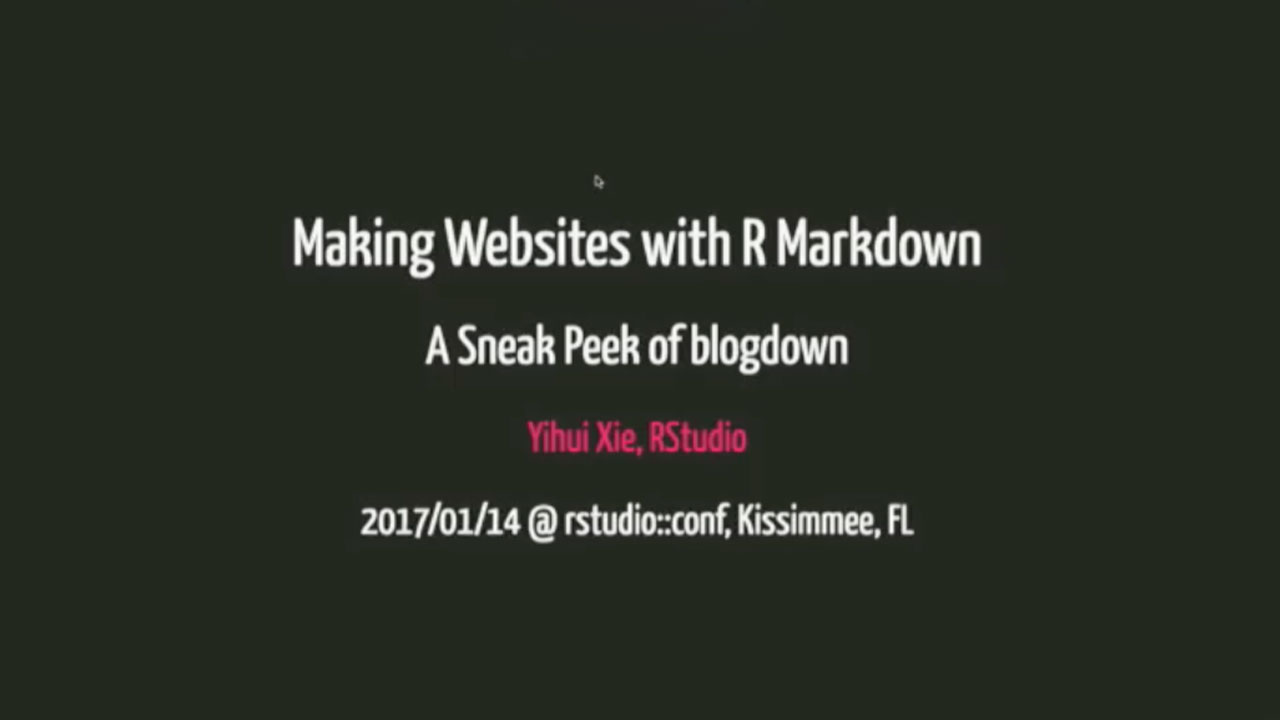 Making Websites with R - Posit