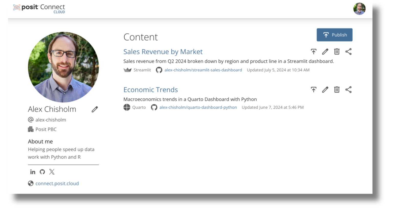 Introducing Posit Connect Cloud: Share Your Data Apps and Docs Online - Posit