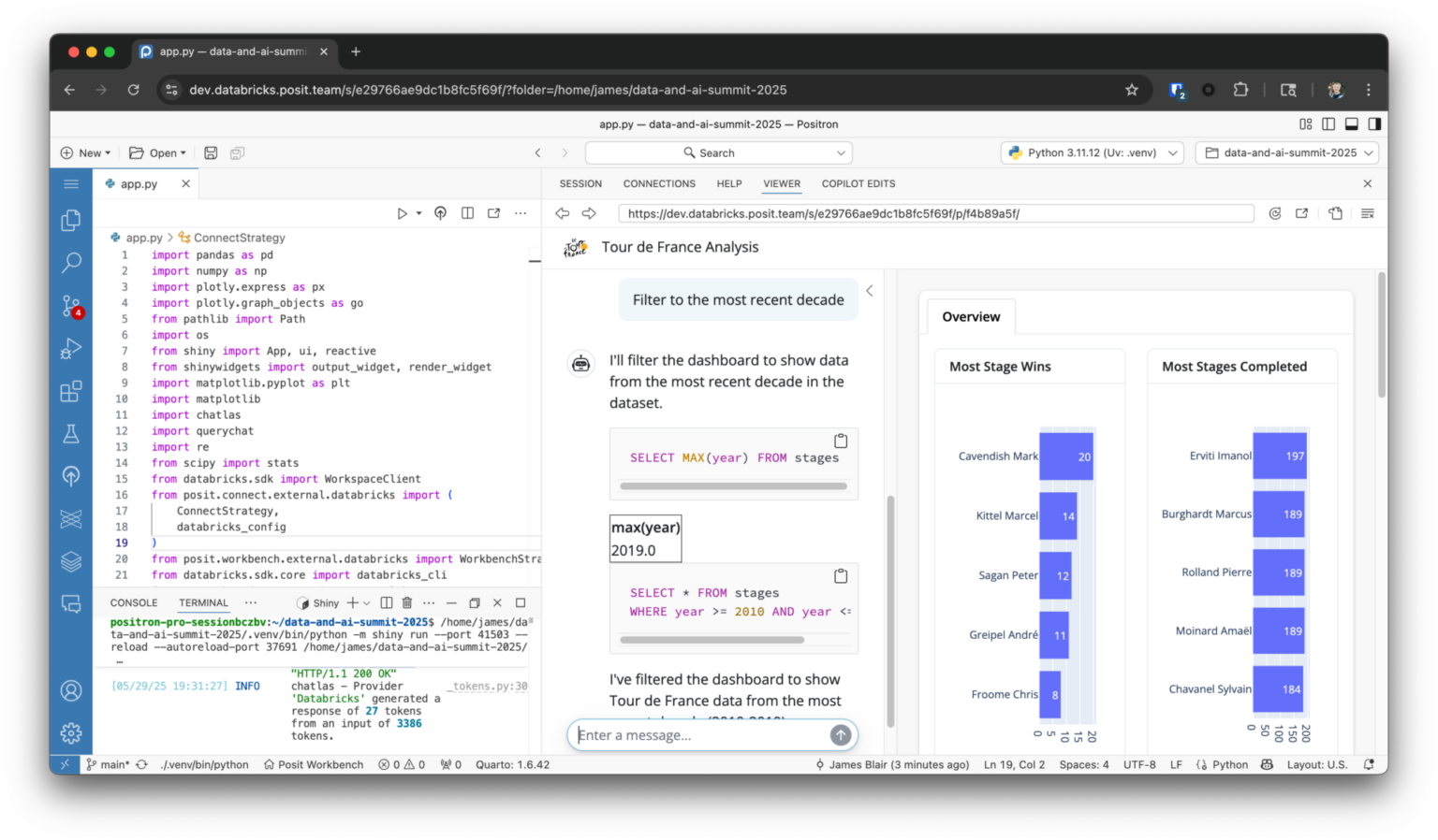 Posit Workbench | Build Data Products in R and Python